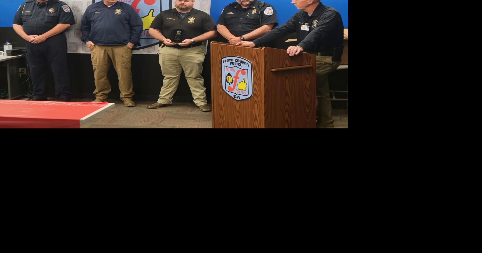 Floyd County Police Department Recognizes Officers Of The Year, Quarter ...