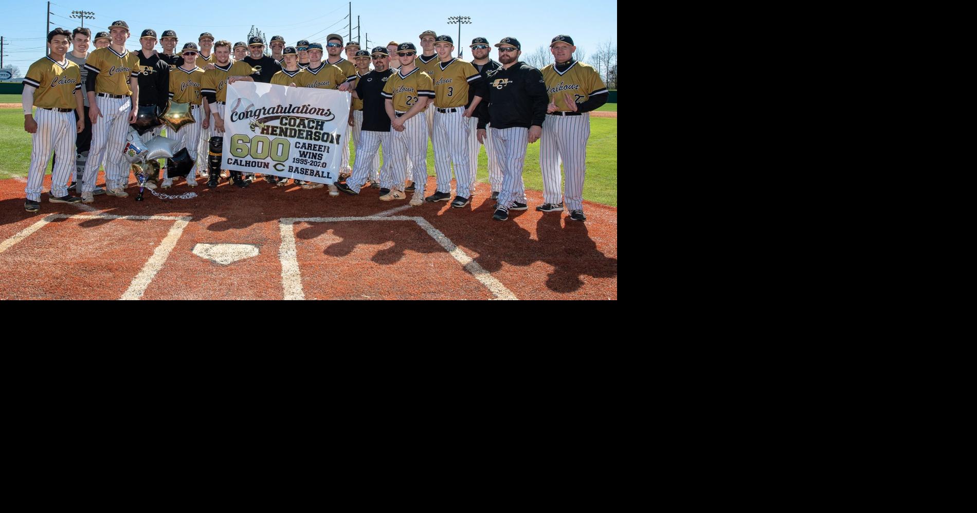 6-0-0 for No. 600: Calhoun Baseball head coach Chip Henderson captures ...