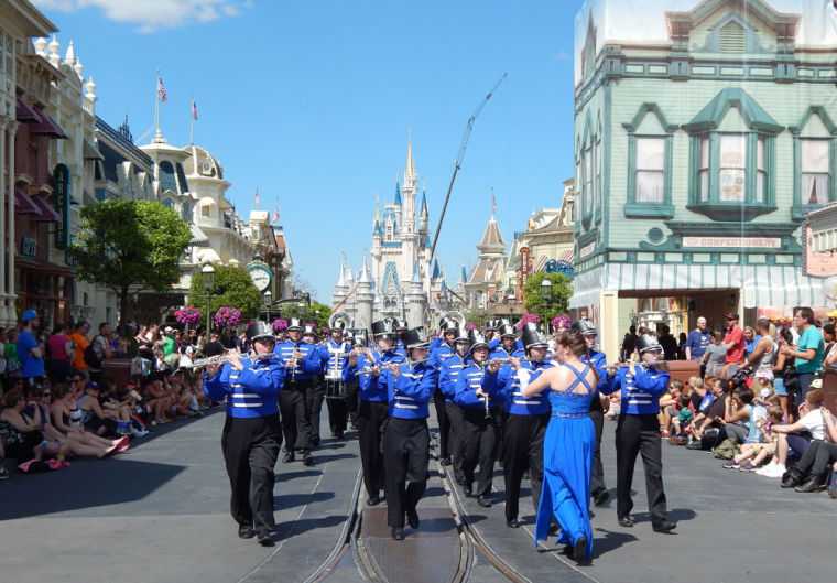 Model High band marches at Walt Disney World in Orlando | Young Romans ...