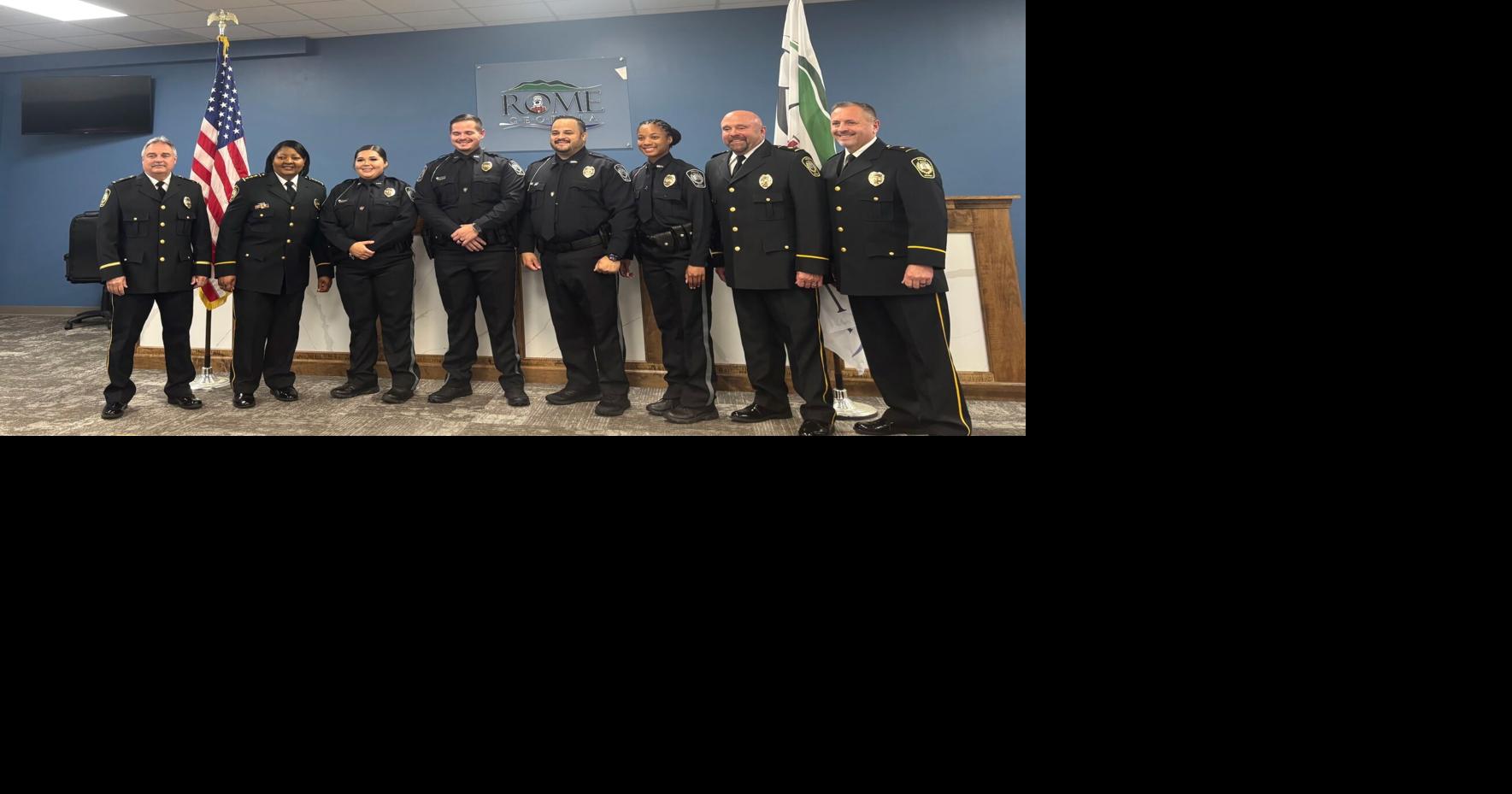 'You’ve Made It': Rome Police Department Pins Four Officers | Local ...