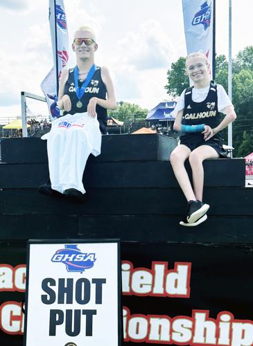STATE TRACK: Calhoun Brings Home Gold in Discus, Pole Vault | Sports ...
