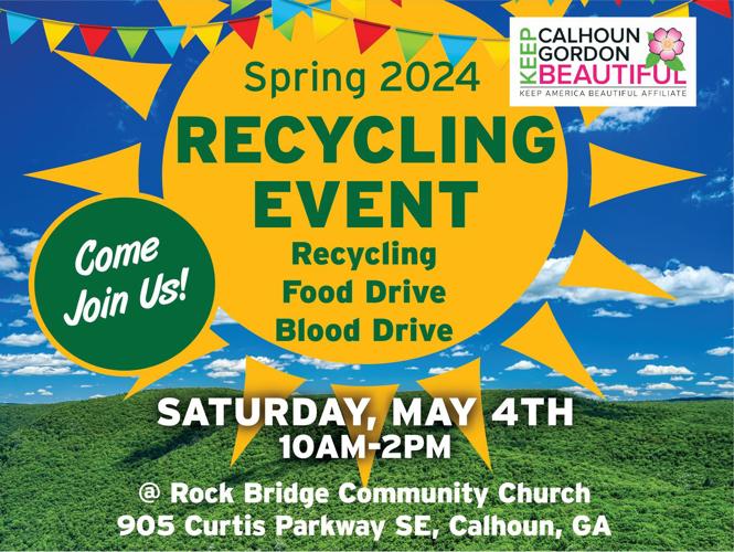 Keep Calhoun Gordon Beautiful to Host Spring Recycling Event on May 4 ...