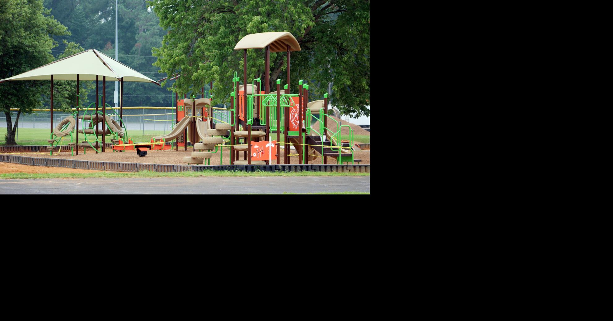 New Rockmart playground close to being complete at Nathan Dean Sports Complex | Local ...