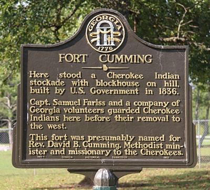 Fort Cumming: The LaFayette stockade was a holding area for Cherokees ...