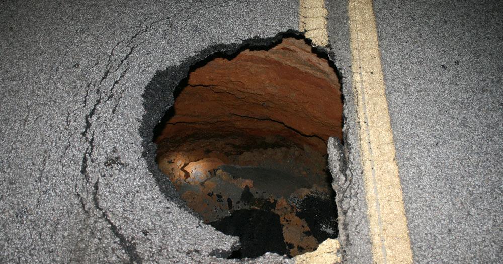 inside sinkhole