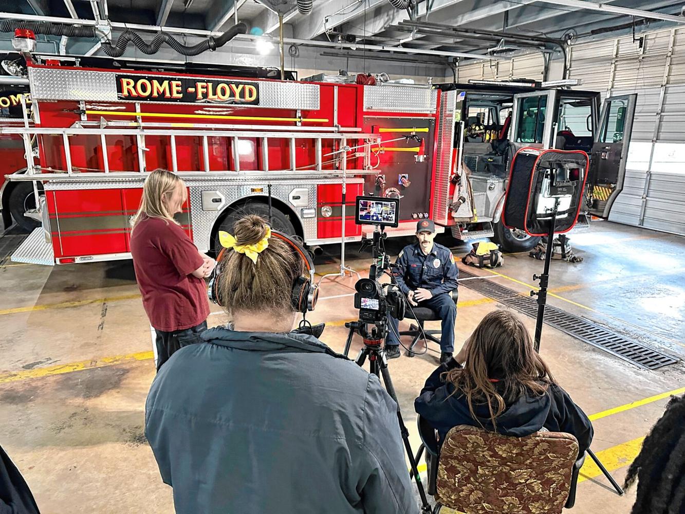 FCS FAME spends the day with local firefighters | Education ...