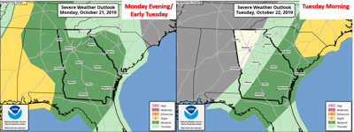 Gordon Emergency Management director says area under marginal risk of ...