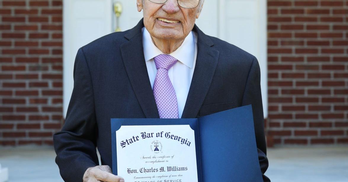 Calhoun attorney Charles M. Williams recognized for 50 years of service ...