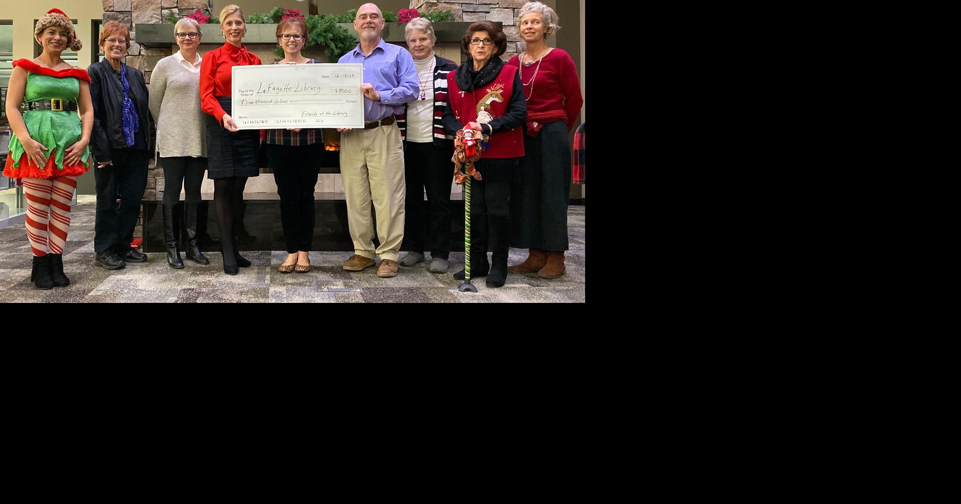 Friends of the Library group donates $9,000 to LaFayette-Walker County ...