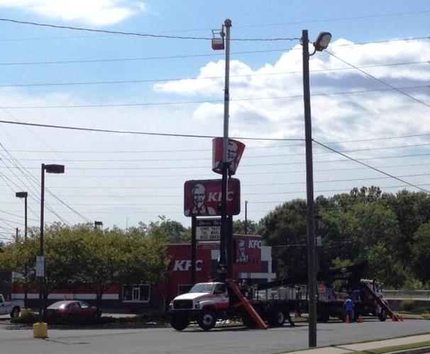 New barrel gets a lift at KFC. 60-and-over softball players sought ...