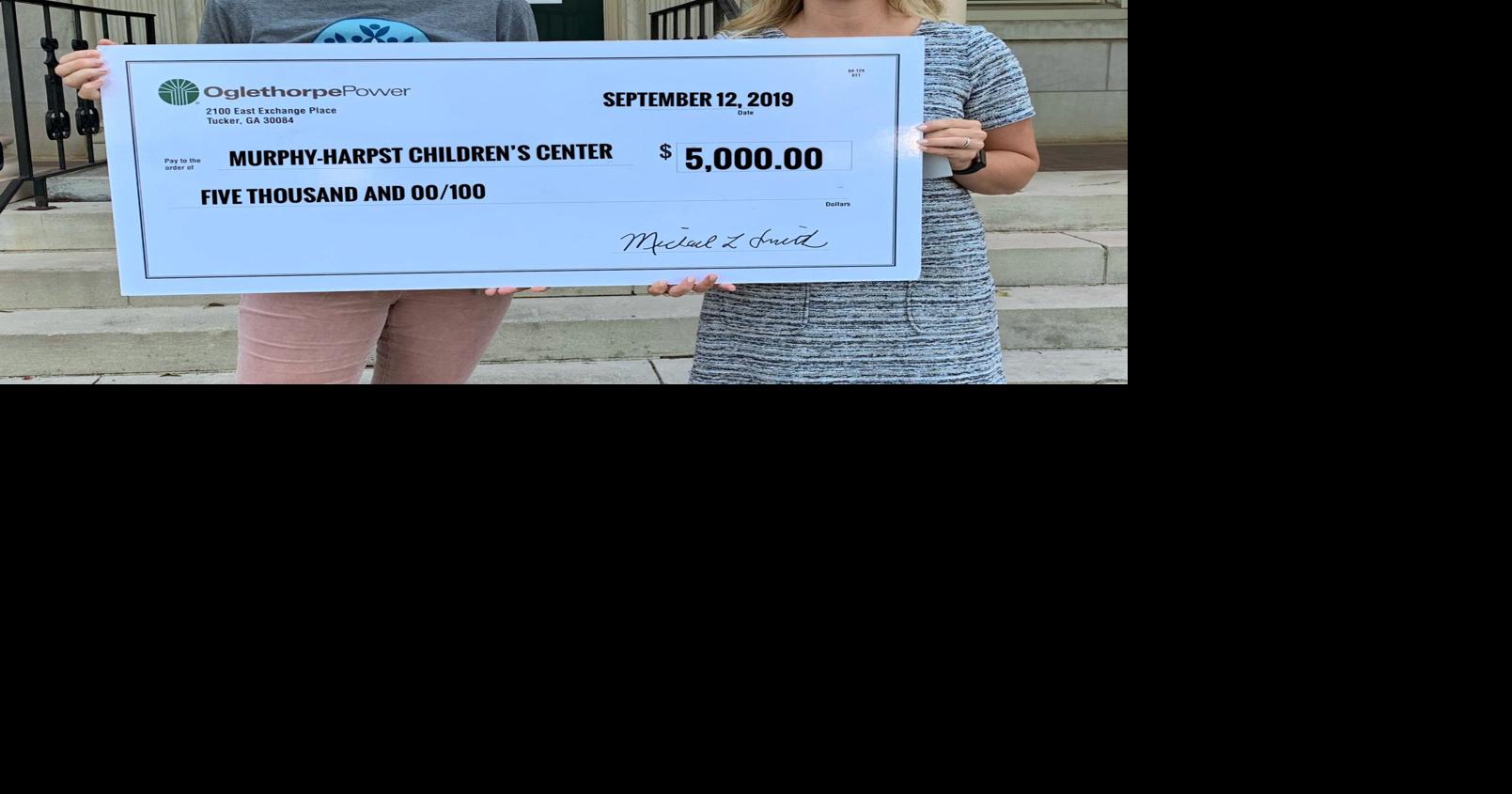 Oglethorpe Power donates $5,000 to Murphy-Harpst Children’s | Local ...