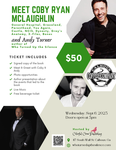 Actor Coby Ryan McLaughlin to visit Calhoun Coffee Company | Local ...