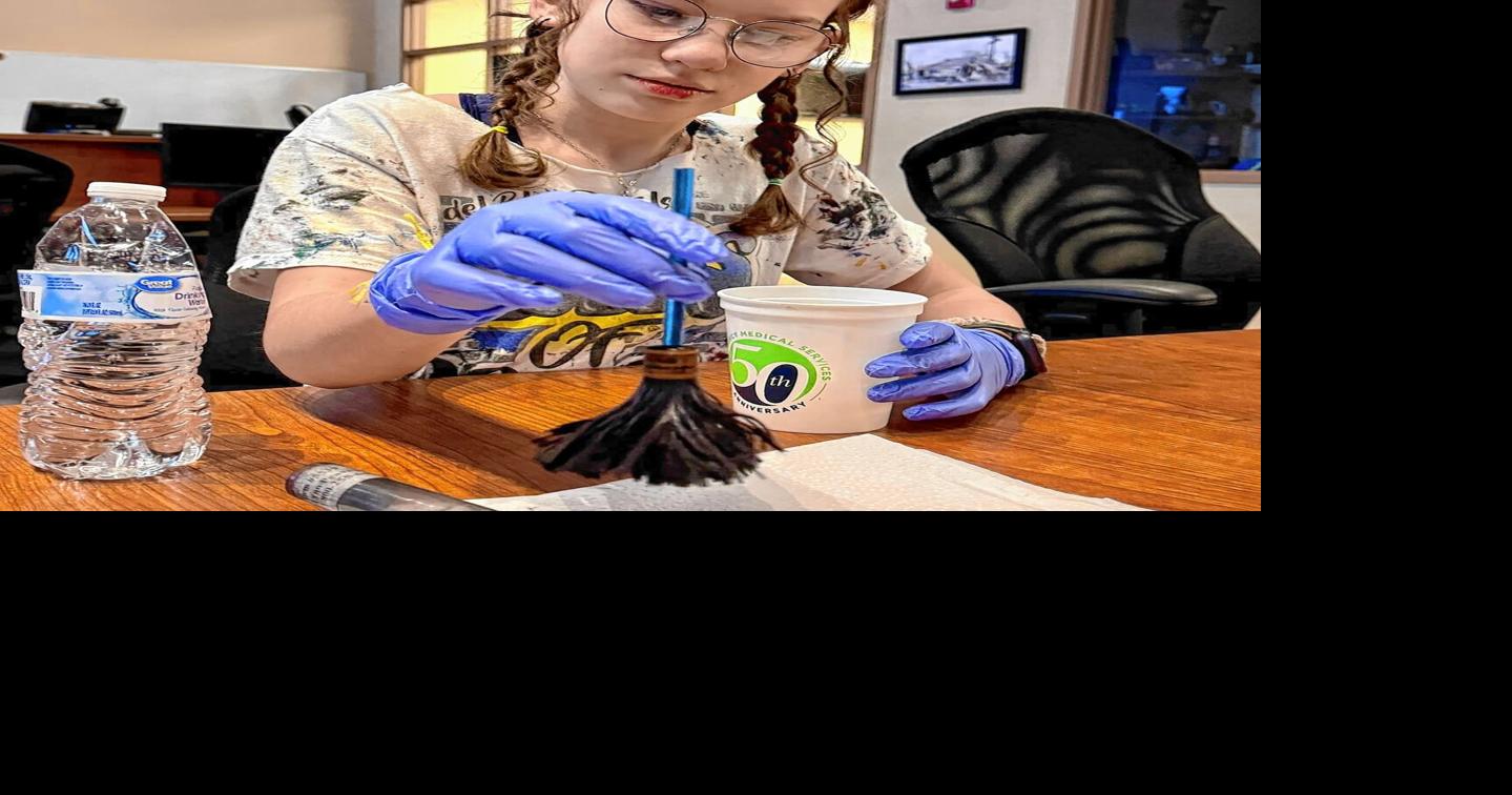 Floyd County youth group learns fingerprinting | Education ...