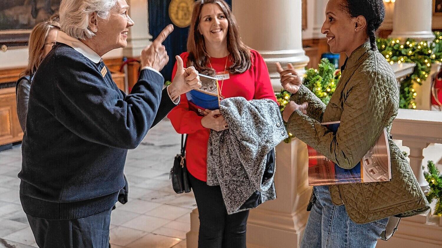 Prayer tour for Deaf visitors includes visit with Gov. Brian Kemp ...