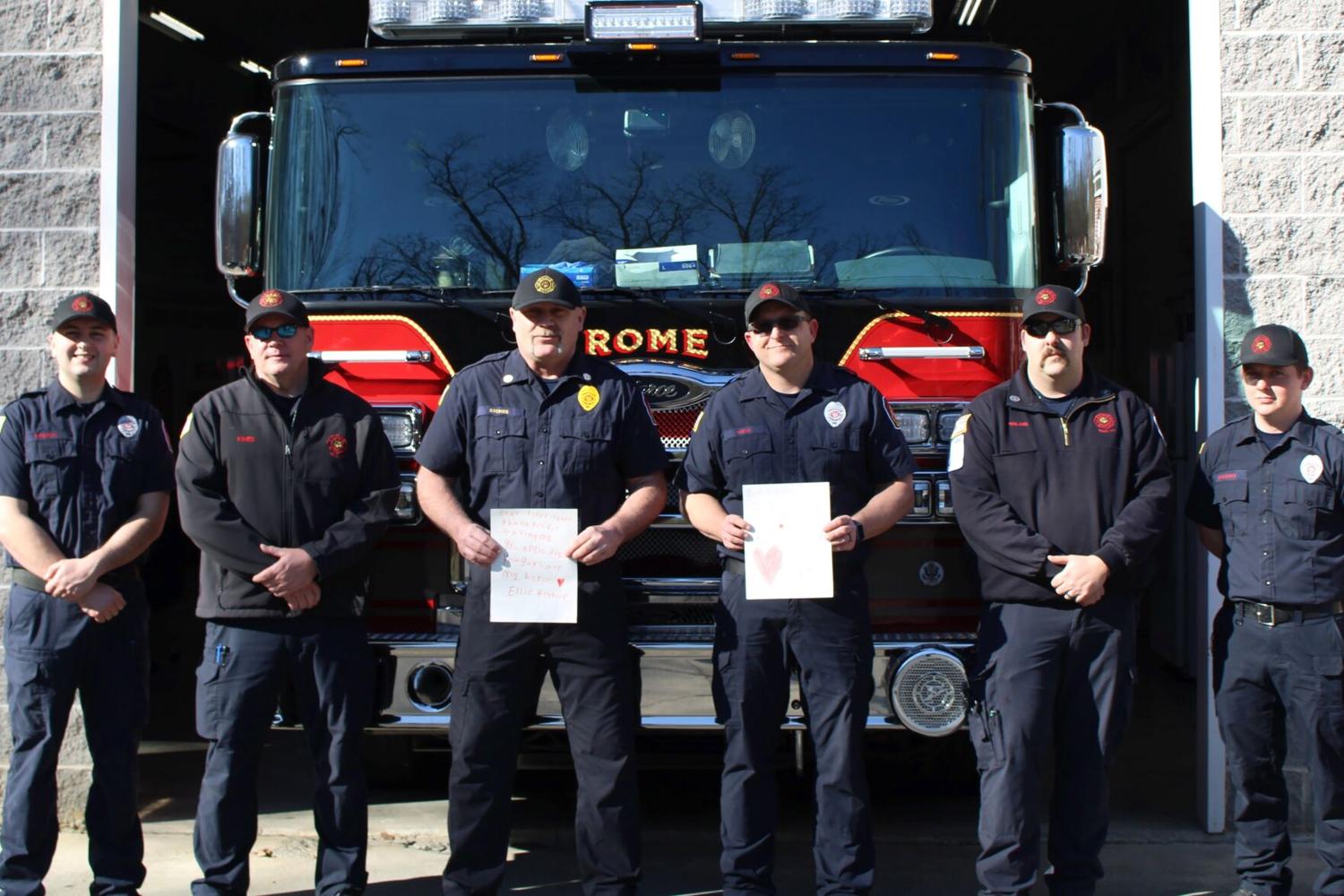 Rome Family Thanks Firefighters for Their Life-Saving Aid | Local News ...