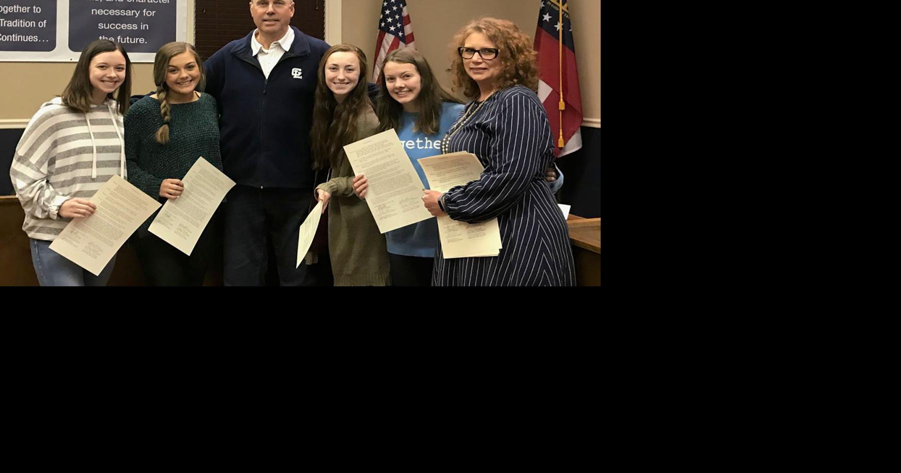 School board honors Gordon Lee High School cheerleaders | Education ...