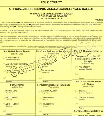 Sample ballots now available for Polk voters | Archive ...