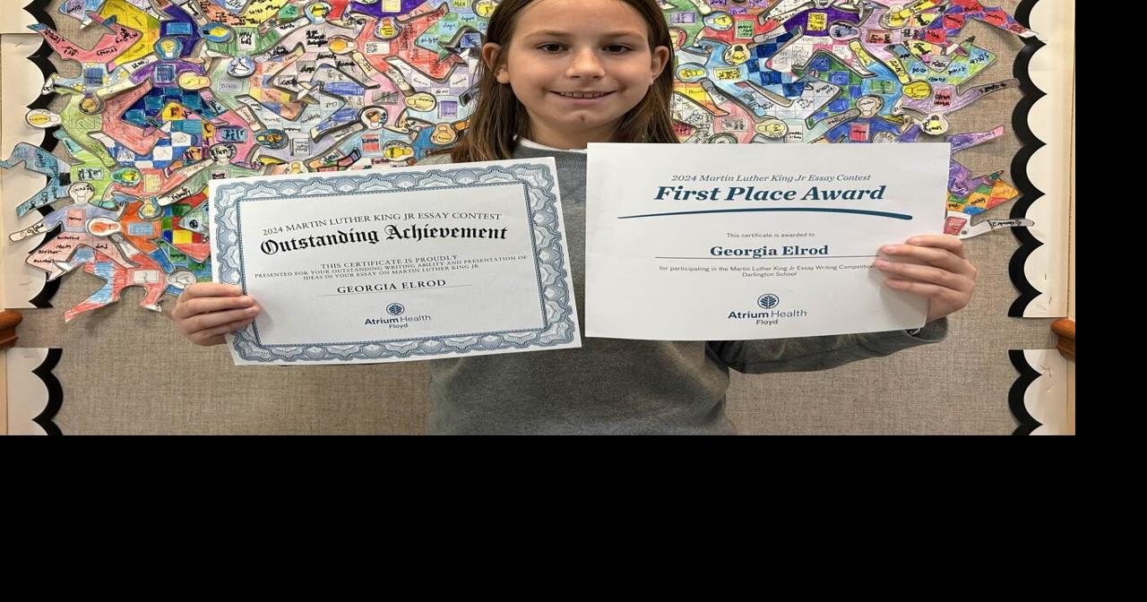 Georgia Elrod Named Winner in Martin Luther King Jr. Essay Contest ...