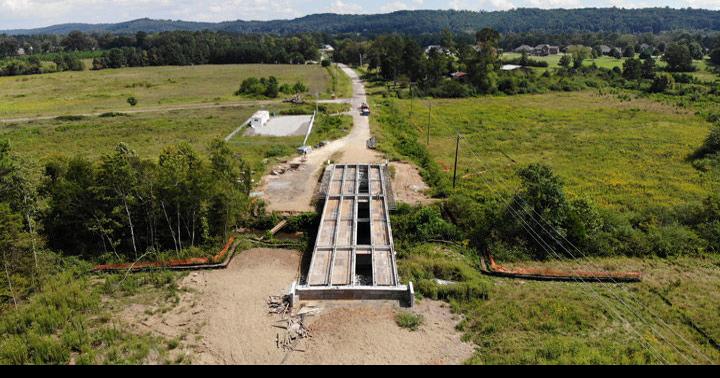 Three Notch Road bridge project in Catoosa County halfway complete ...