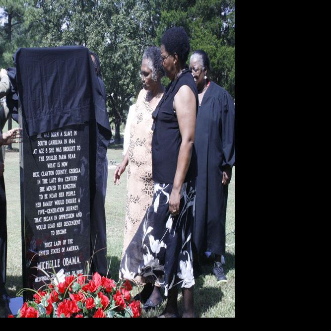 Monument to First Lady Michelle Obama’s ancestor Melvinia Shields ...
