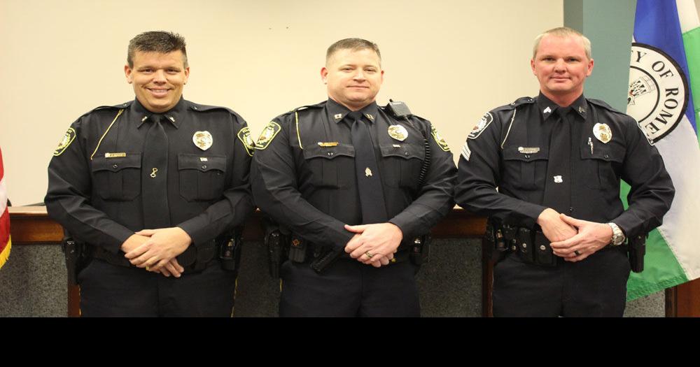 3 Rome police officers promoted | Local News | northwestgeorgianews.com