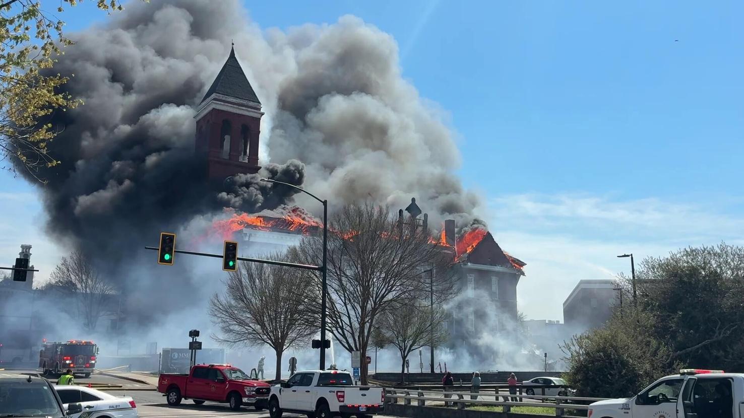 BREAKING: Historic Courthouse in flames | Police/Fire news ...