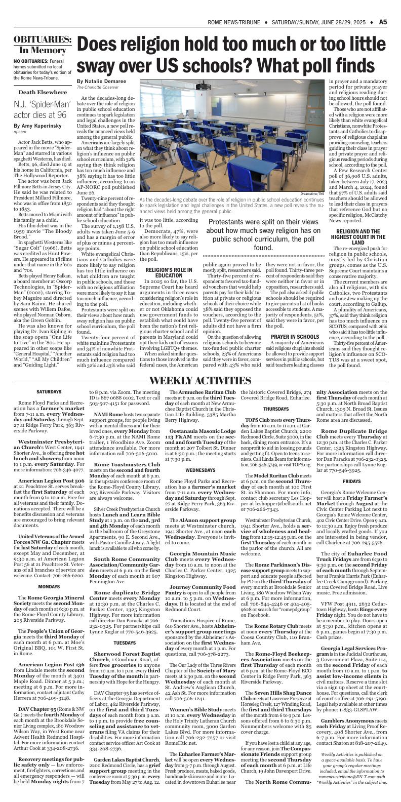 Page A5 | e-Edition - Rome News Tribune | northwestgeorgianews.com