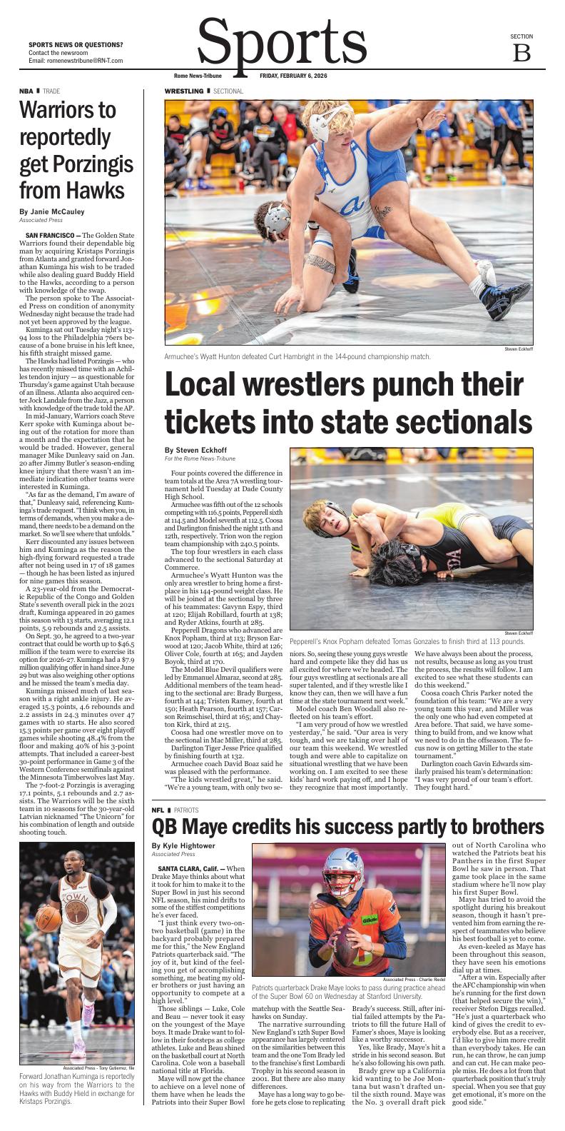 Page B1 | e-Edition - Rome News Tribune | northwestgeorgianews.com