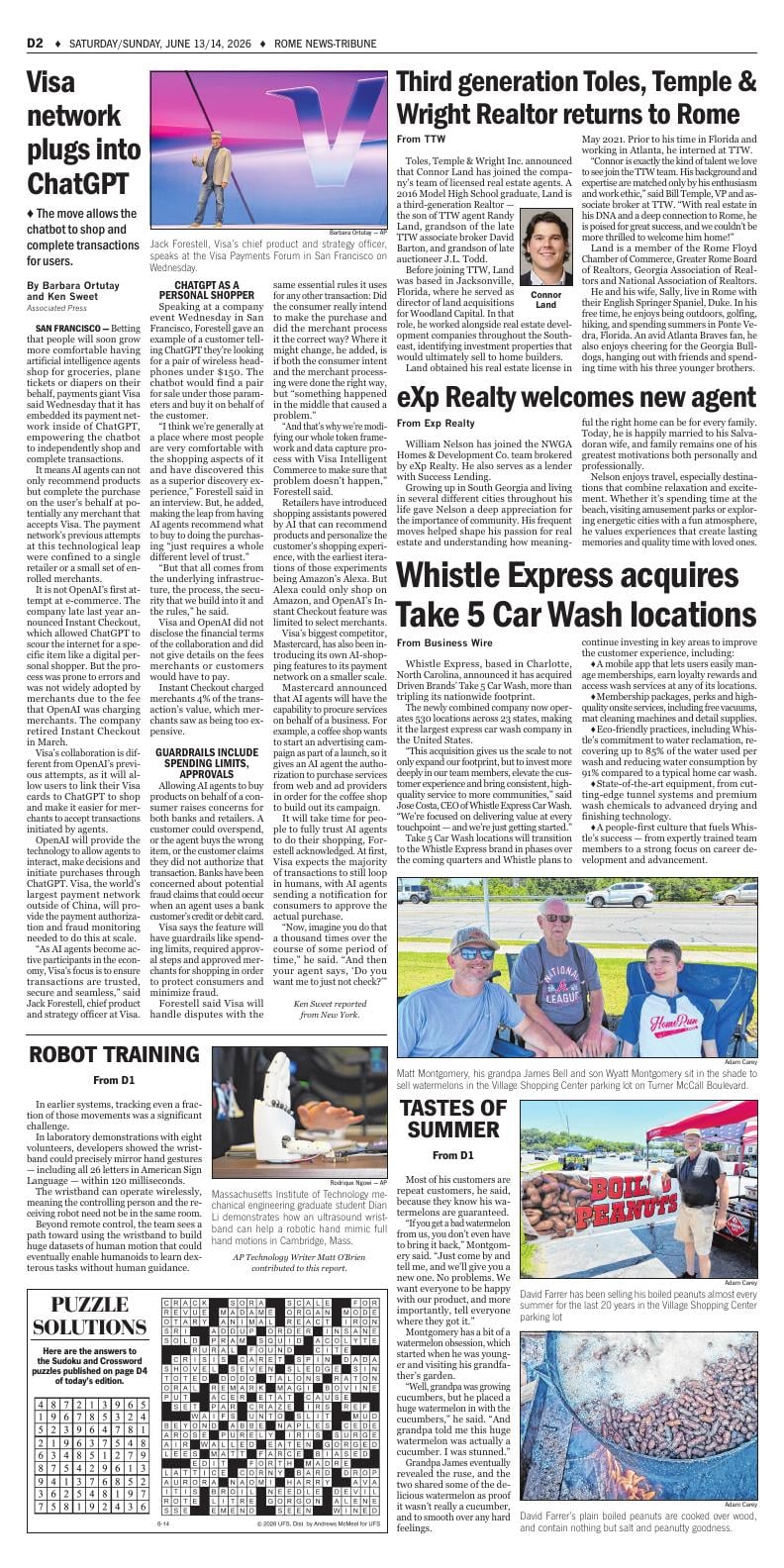 Page D2 | e-Edition - Rome News Tribune | northwestgeorgianews.com