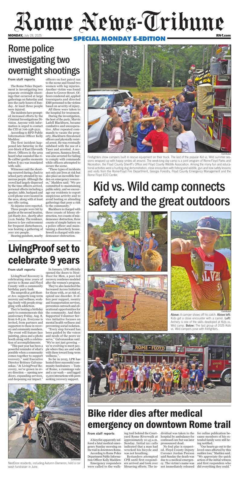 Page A1 | e-Edition - Rome News Tribune | northwestgeorgianews.com