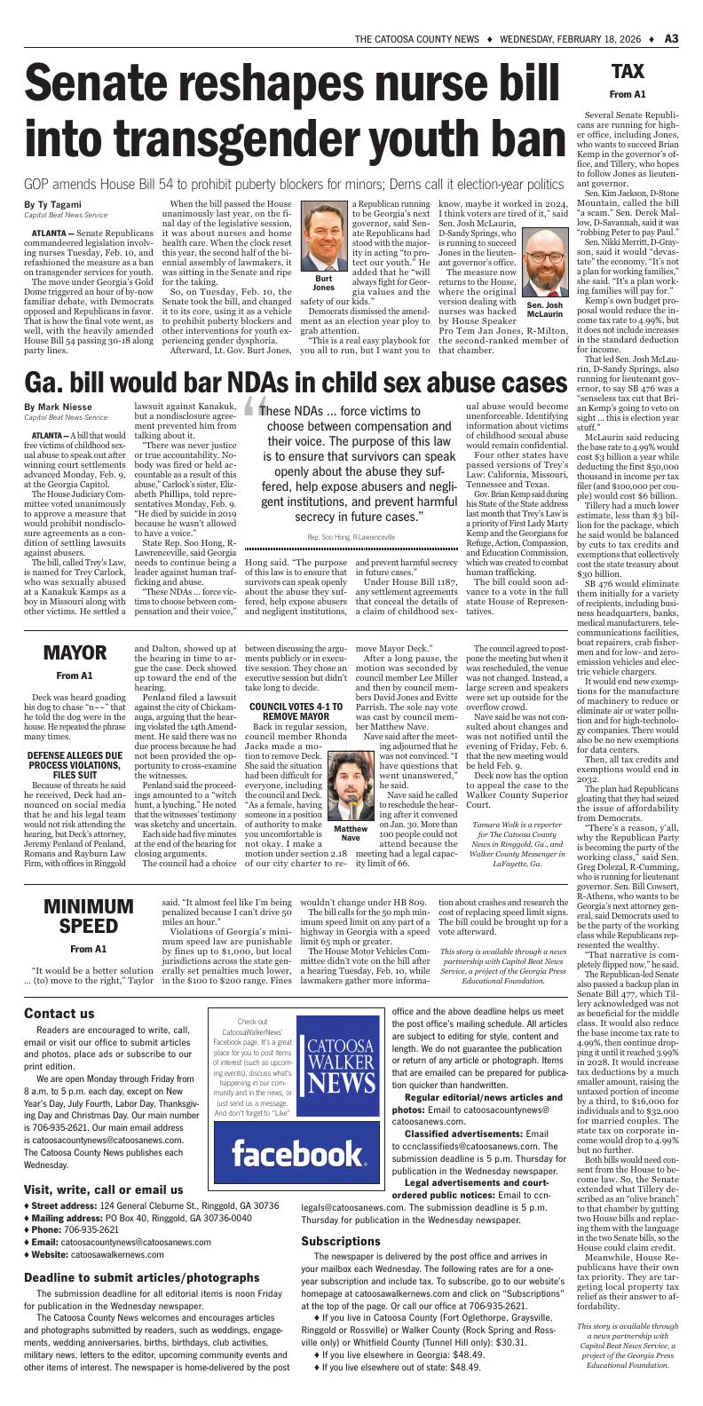 Page A3 | Catoosa Co. e-Edition | northwestgeorgianews.com