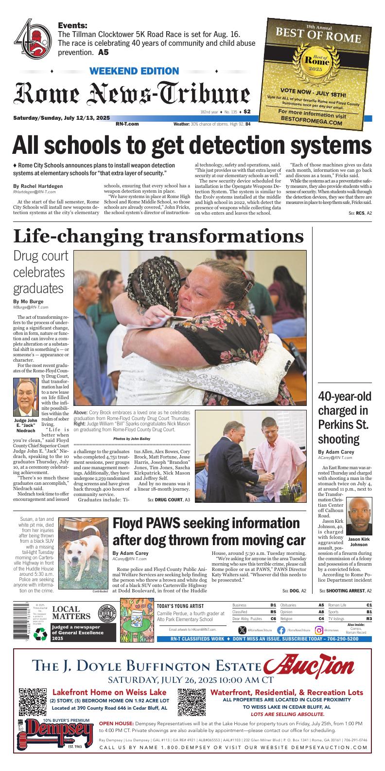 Page A1 | e-Edition - Rome News Tribune | northwestgeorgianews.com