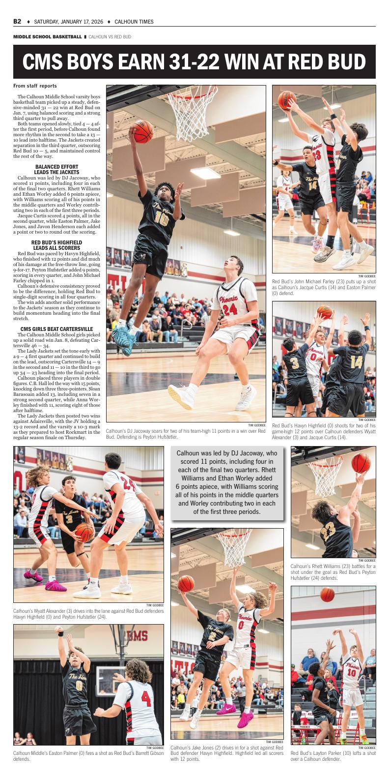 Page B2 | Calhoun Times e-Edition | northwestgeorgianews.com