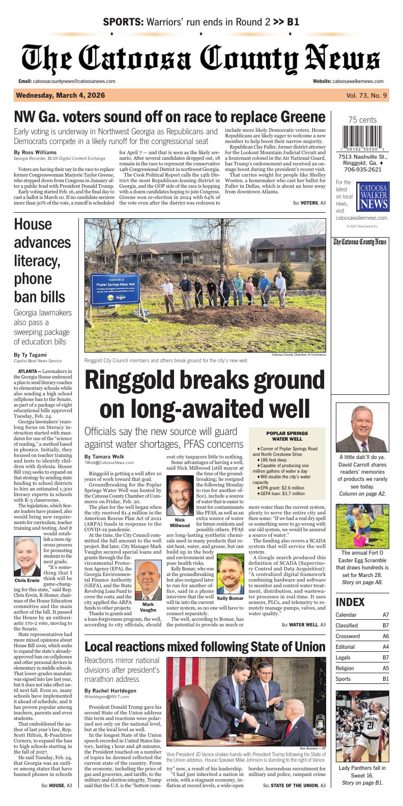 Page A1 | Catoosa Co. e-Edition | northwestgeorgianews.com