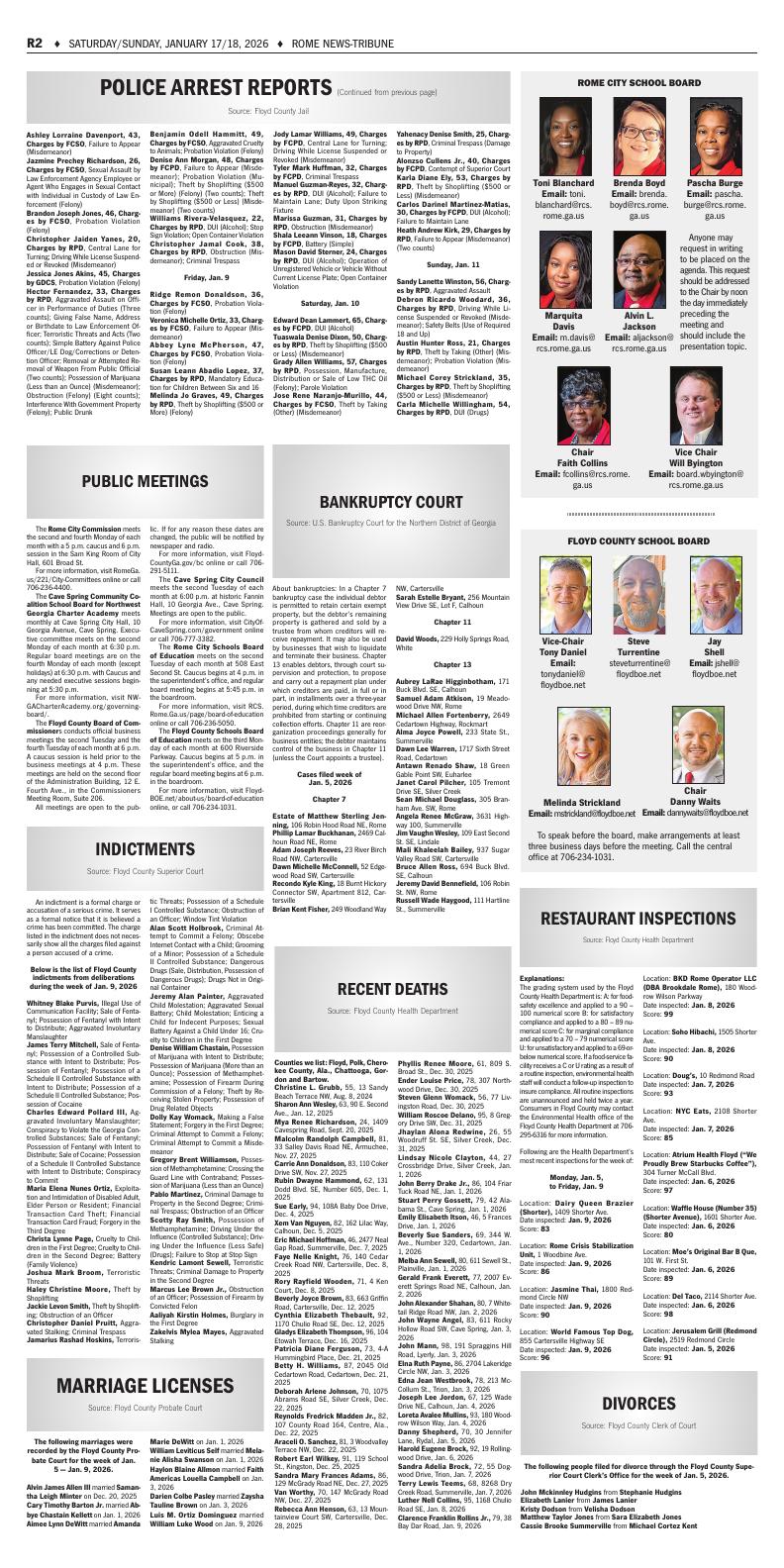 Page R2 | e-Edition - Rome News Tribune | northwestgeorgianews.com