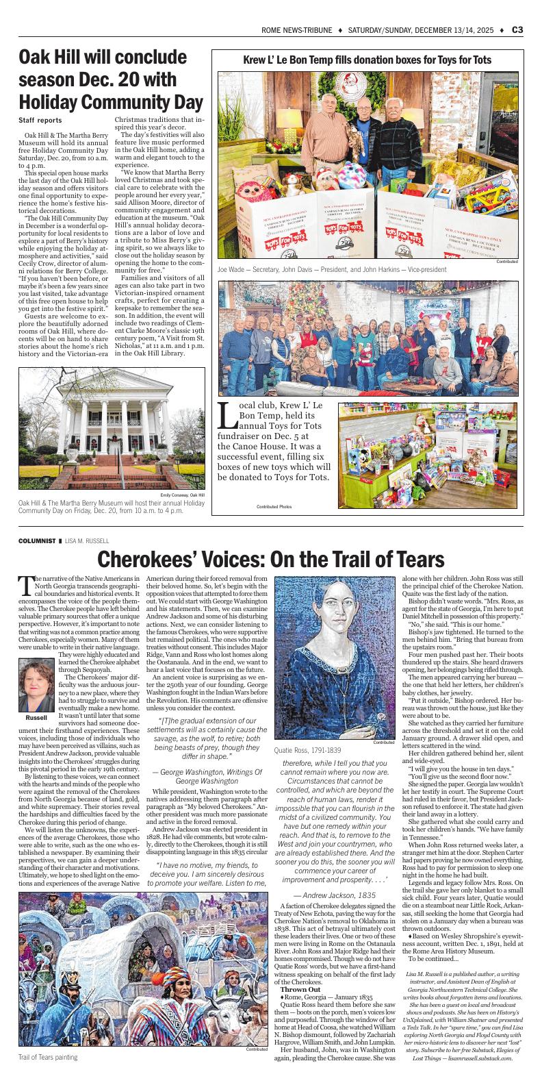 Page C3 | e-Edition - Rome News Tribune | northwestgeorgianews.com