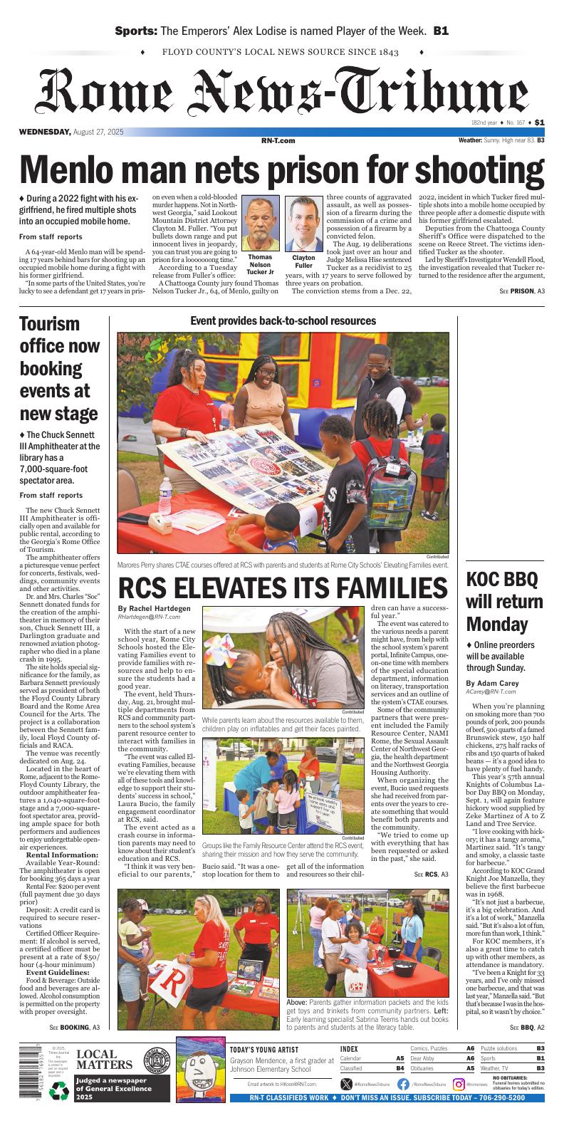 Page A1 | e-Edition - Rome News Tribune | northwestgeorgianews.com