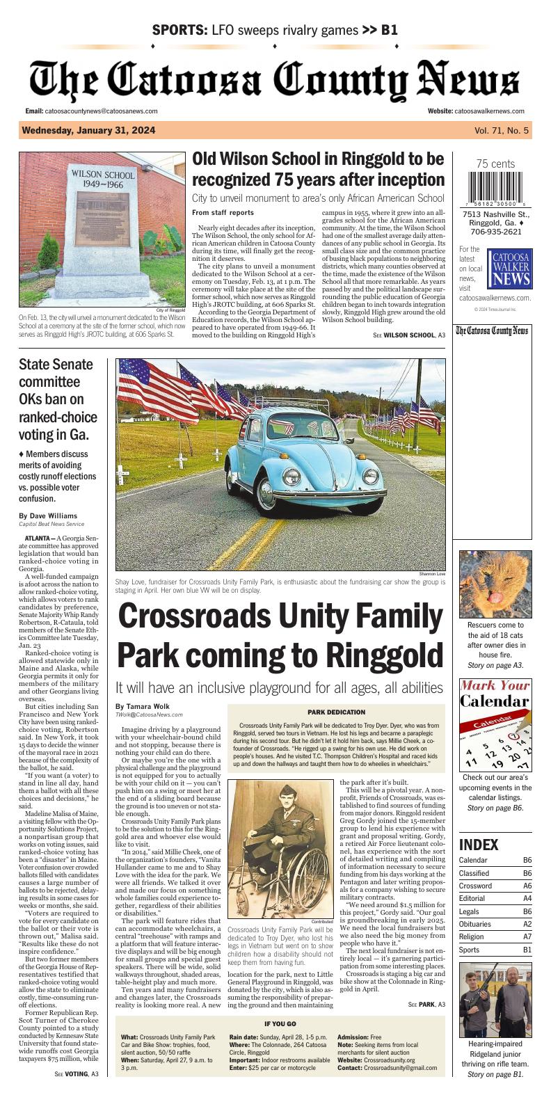 Page A1 | Catoosa Co. e-Edition | northwestgeorgianews.com