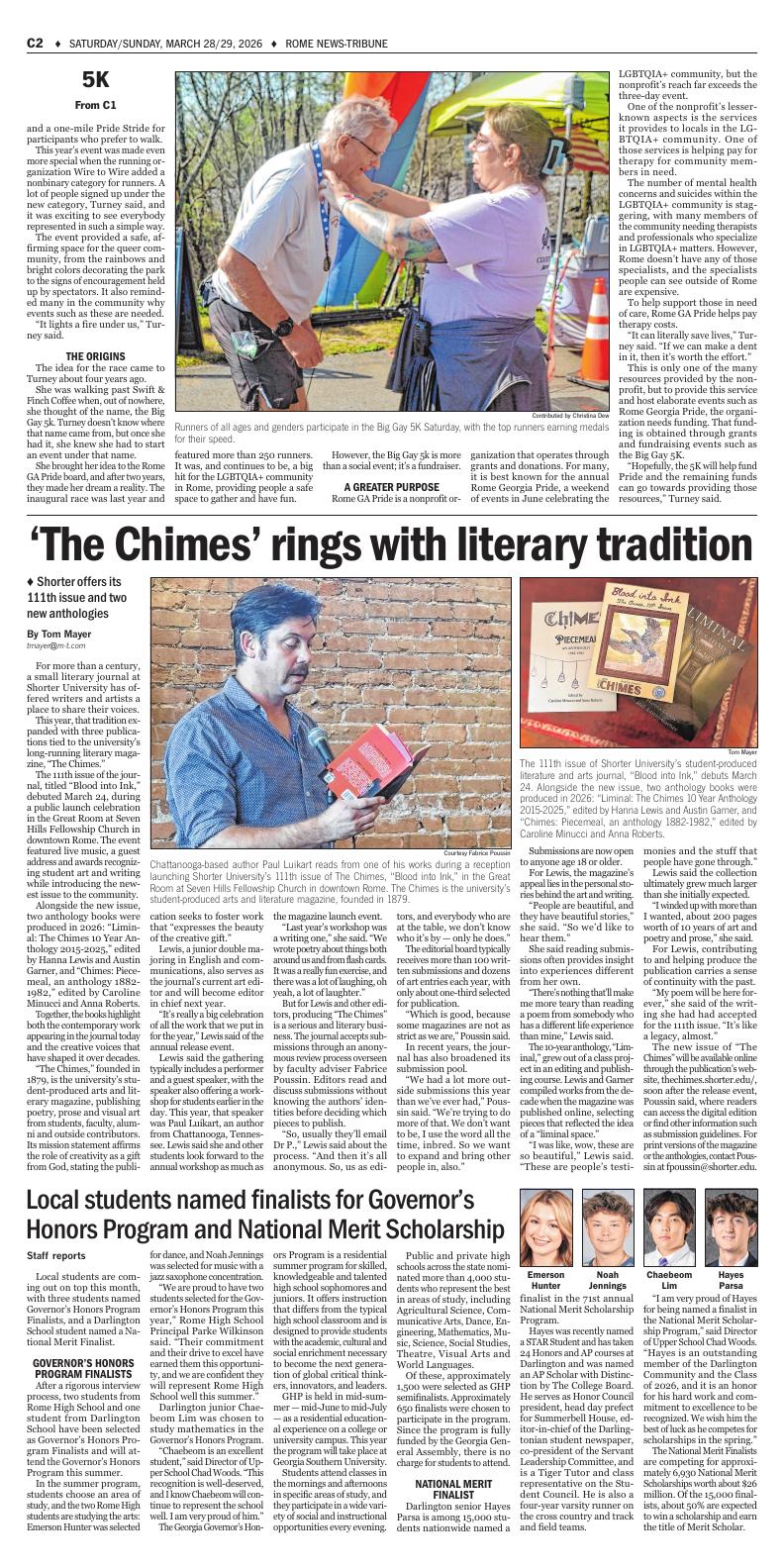 Page C2 | e-Edition - Rome News Tribune | northwestgeorgianews.com