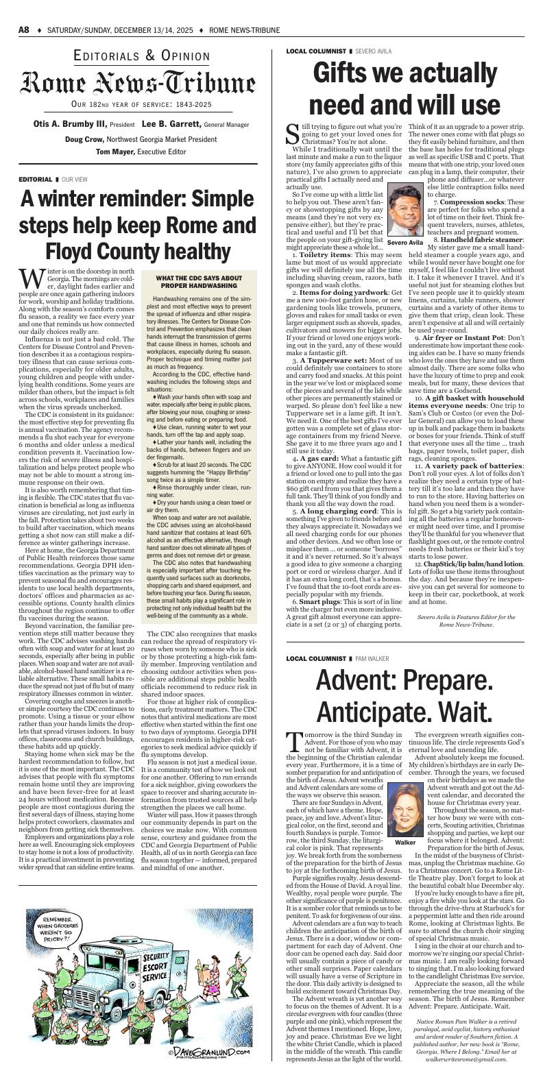 Page A8 | e-Edition - Rome News Tribune | northwestgeorgianews.com