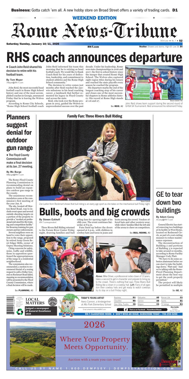 Page A1 | e-Edition - Rome News Tribune | northwestgeorgianews.com