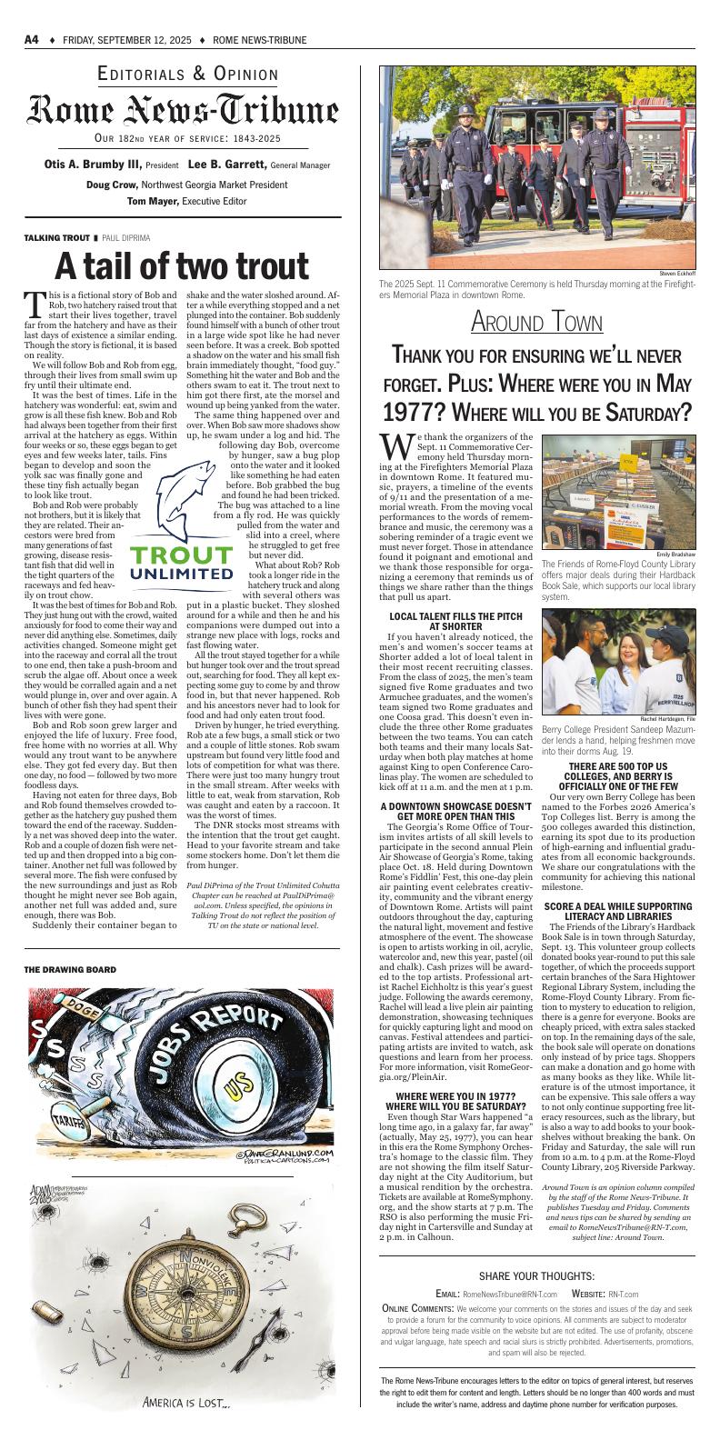 Page A4 | e-Edition - Rome News Tribune | northwestgeorgianews.com