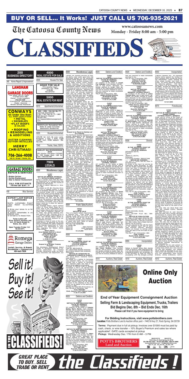 Page B7 | Catoosa Co. e-Edition | northwestgeorgianews.com