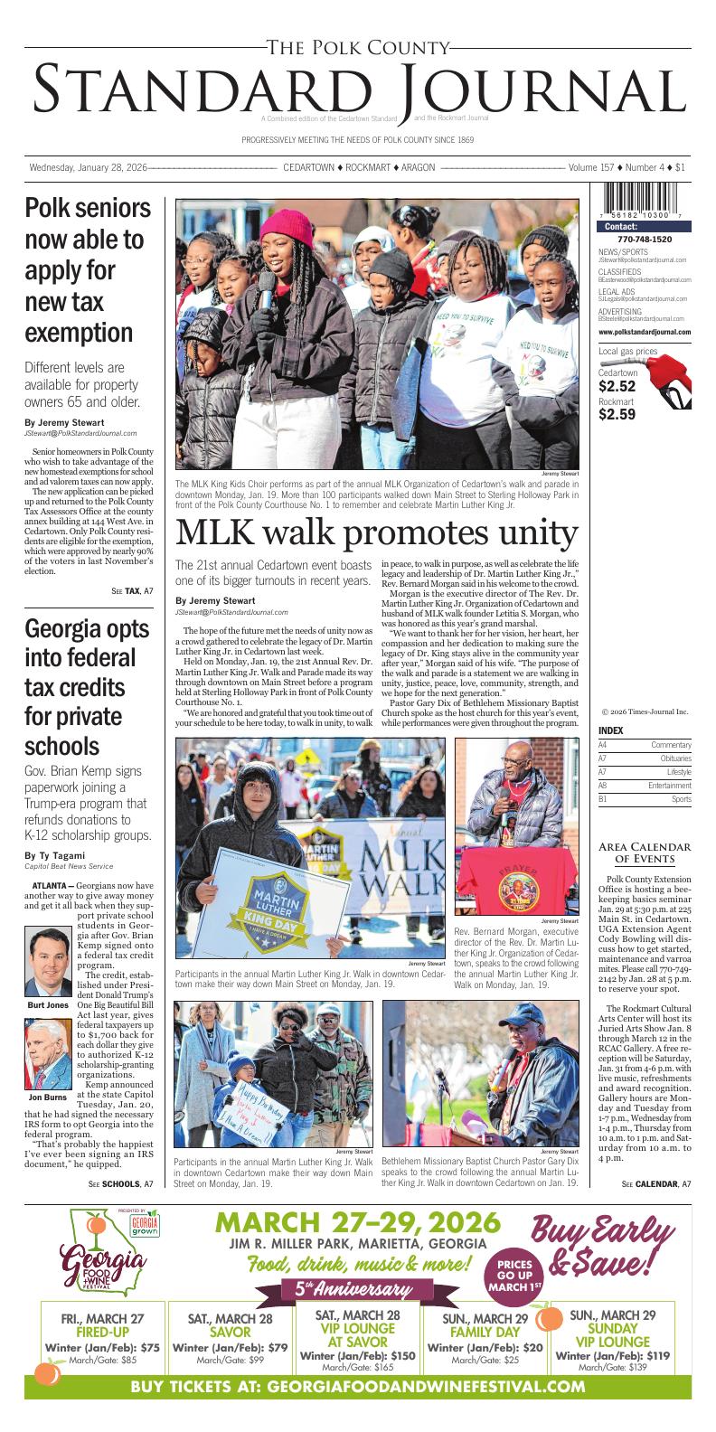 Page A1 | Polk Standard Journal e-Edition | northwestgeorgianews.com