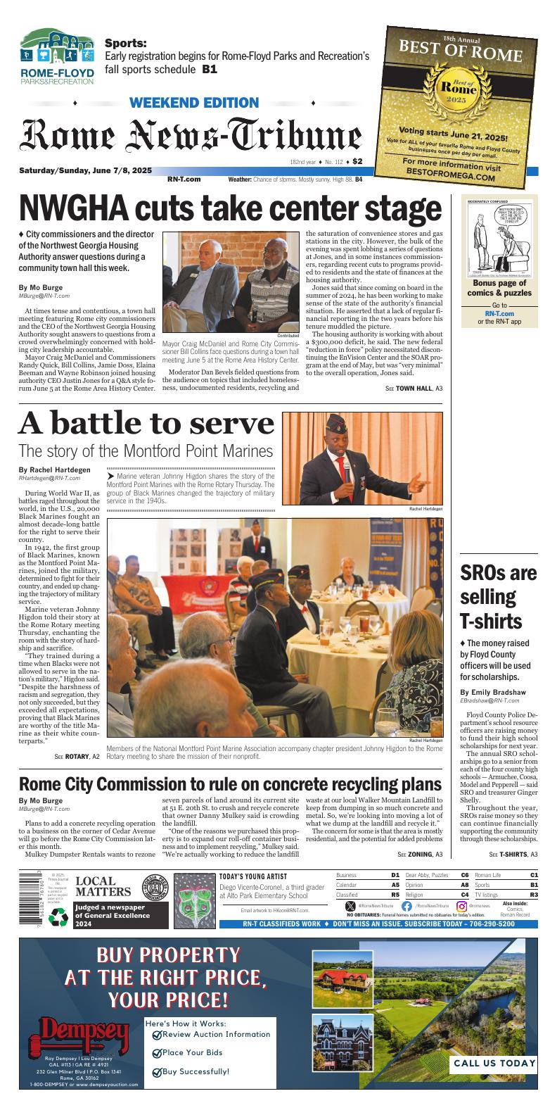 Page A1 | e-Edition - Rome News Tribune | northwestgeorgianews.com