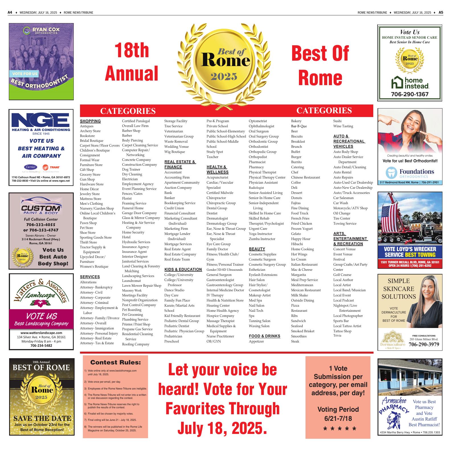 Page A4 | e-Edition - Rome News Tribune | northwestgeorgianews.com