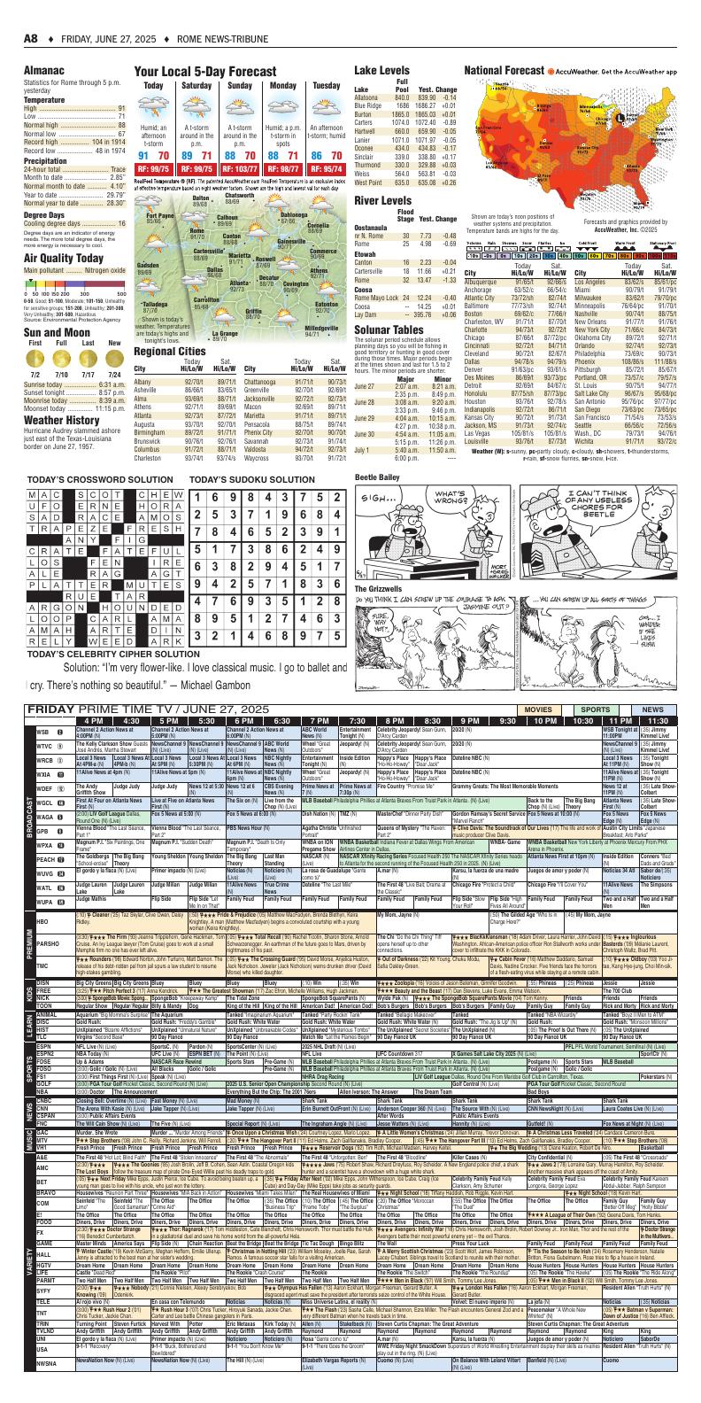 Page A8 | e-Edition - Rome News Tribune | northwestgeorgianews.com