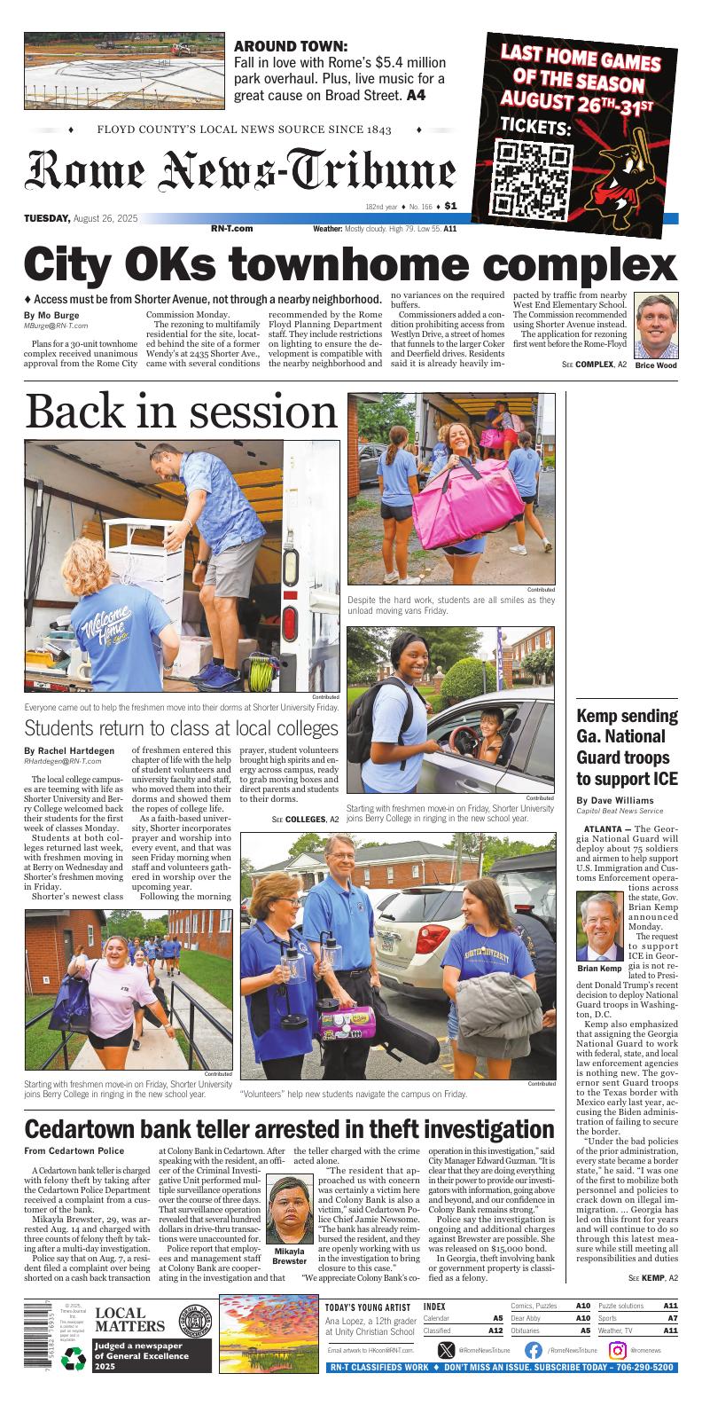 Page A1 | e-Edition - Rome News Tribune | northwestgeorgianews.com