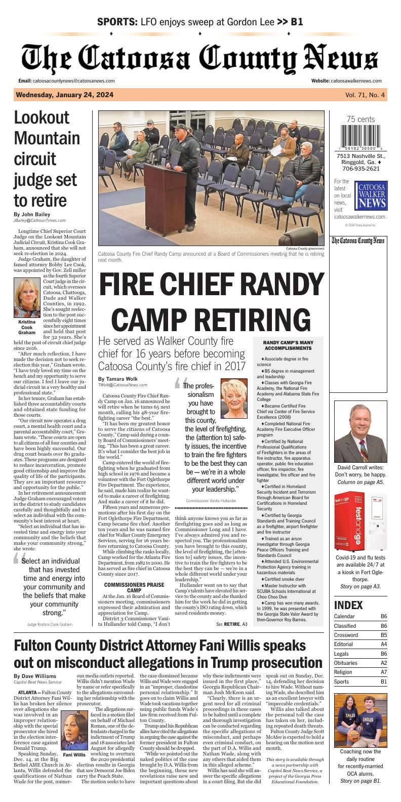 Page A1 | Catoosa Co. e-Edition | northwestgeorgianews.com