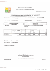 Certificación del CRIM y mapa registral que, alegadamente, demuestran ...